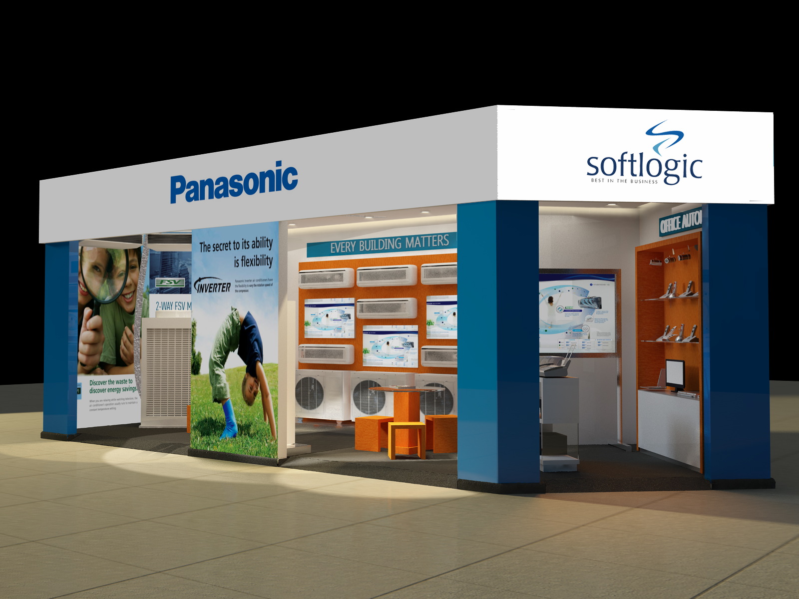 Thilan's 3D Artworks Gallery: PANASONIC EXHIBITION STALL-SRI LANKA