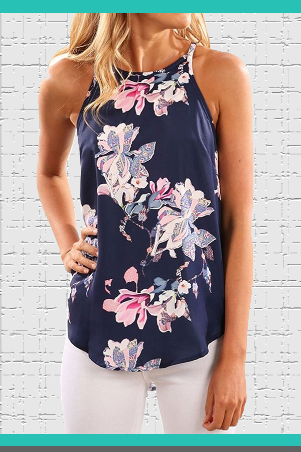 floral tank tops