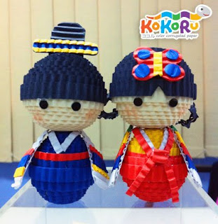 Angelkawai's Diary: Handmade - KoKoRu ( Color Corrugated Paper)