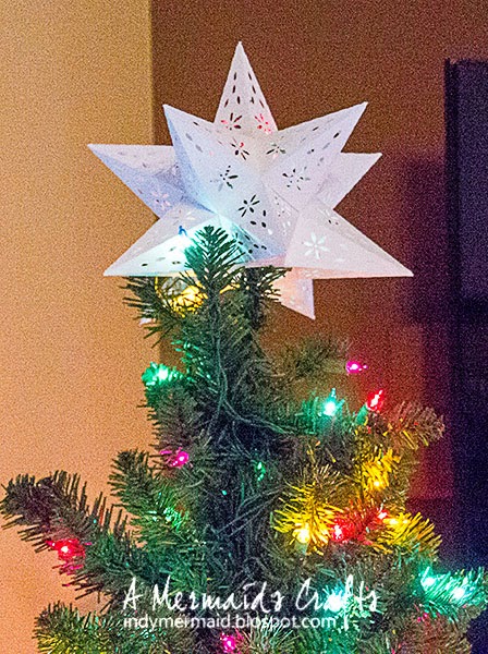 A Mermaids Crafts: 3D Flower Star Luminary Lantern