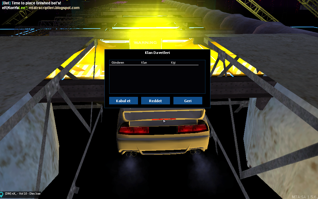 [MTA:SA] Klan Panel Sorunsuz - MTA TR SCRİPTLERİ | Multi Theft Auto SC