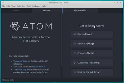 Como Instalar o Atom 1.10.2