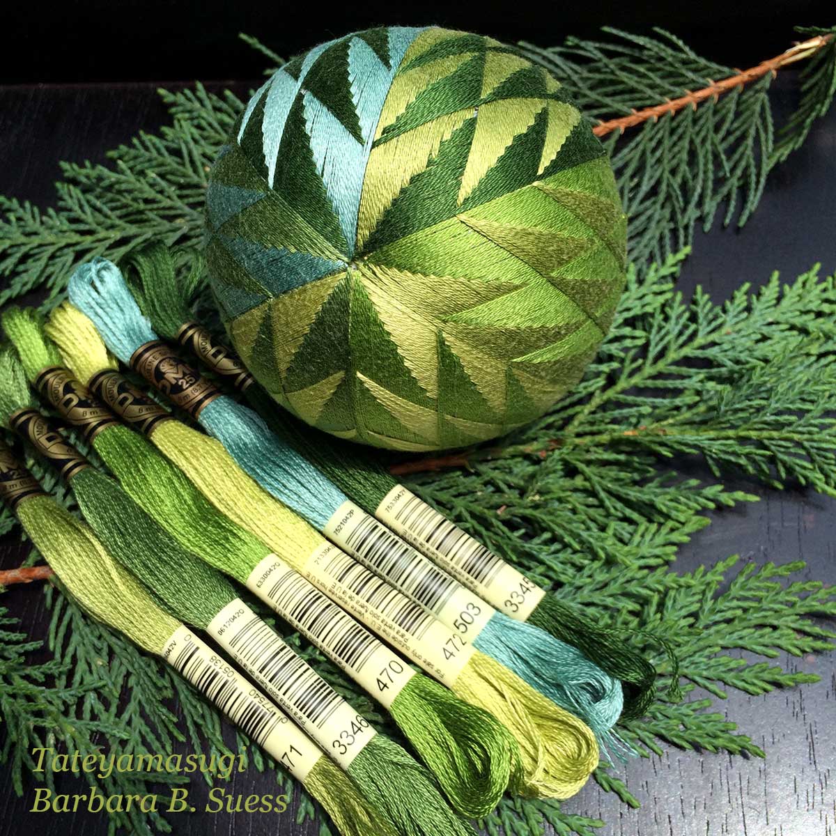 Japanese Temari: Tateyama Cedar Temari