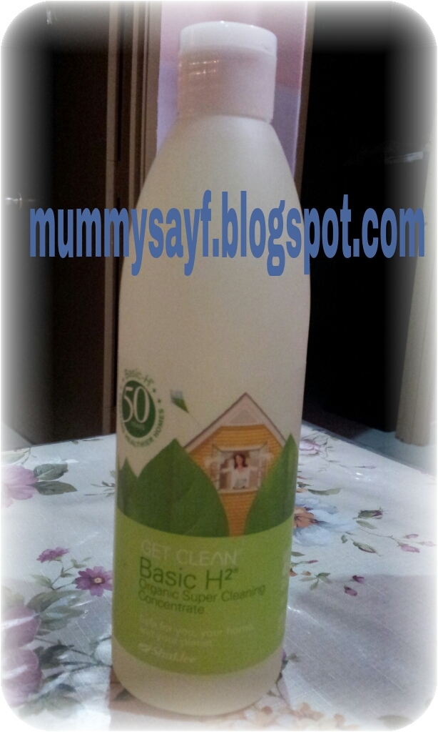 MummySayf : SHAKLEE BASIC H2, Organic Super Cleaning Concentrate