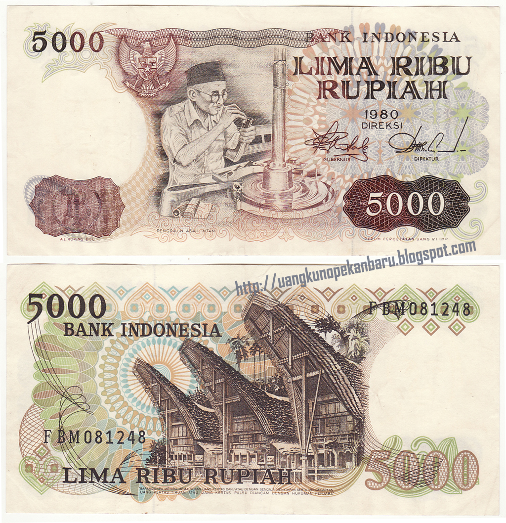 Uang Kuno Koleksi dan Mahar Pernikahan: Pecahan 5.000 Rupiah