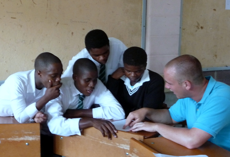 Jim And Connie in South Africa: Braai in Zwide Township