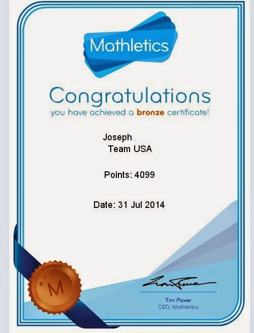 a glimpse of our life: Mathletics