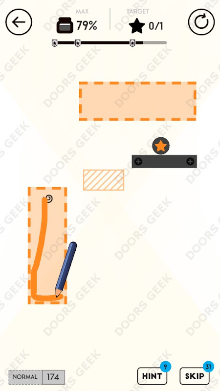 Draw Here Level 174 ~ Doors Geek