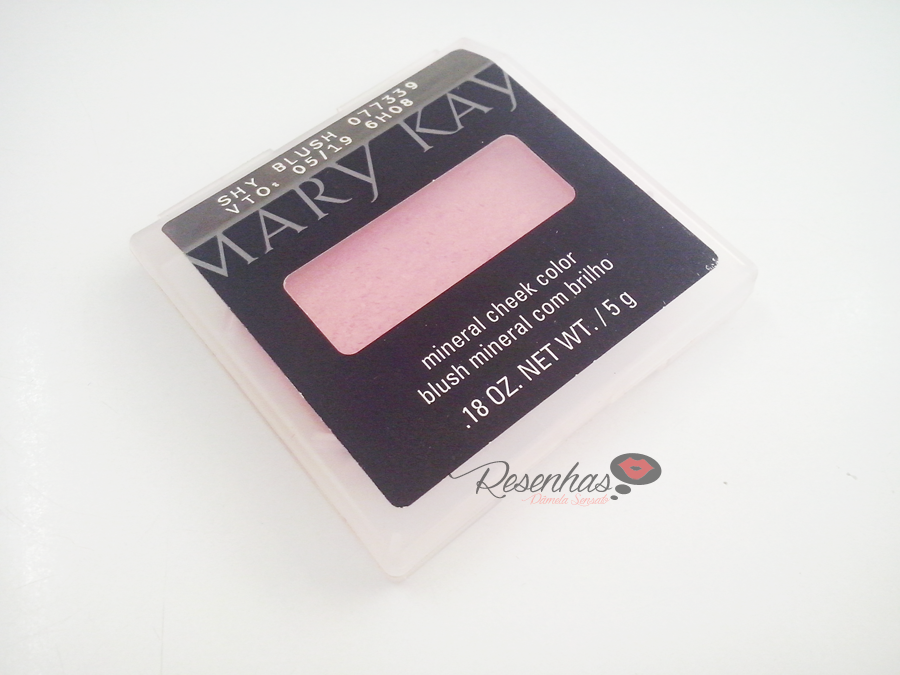 Mary Kay Blush SHY - Pâmela Sensato | Resenhas & Afins