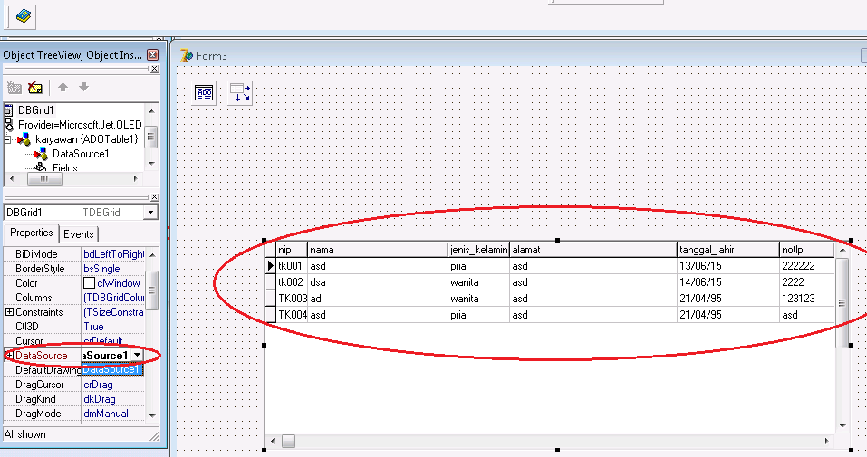Cara Mudah Menampilkan Data Di Dbgrid Delphi 7 Ilmu Gua Ilmu Luh Juga
