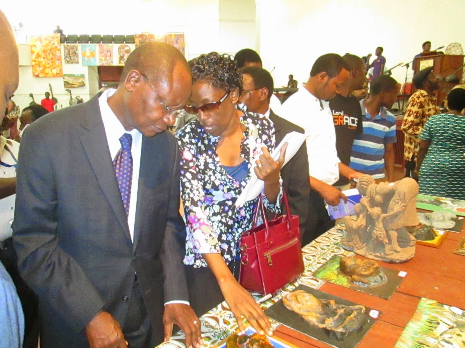 Bagamoyo News: TASUBA PARTICIPATES IN ART EXHIBITION AT UDSM