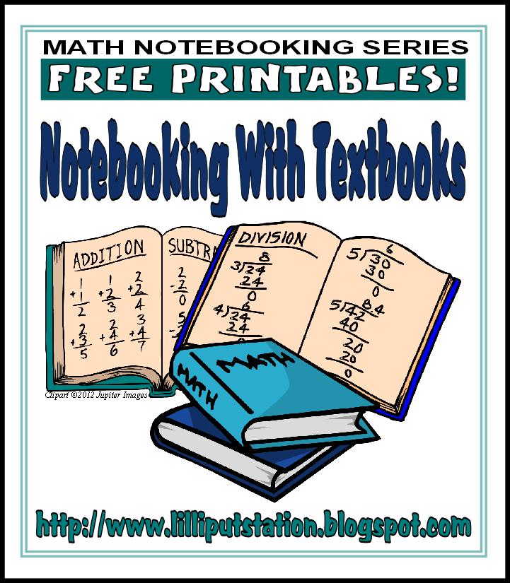 Lilliput Station: Traditional Textbook or Math Notebooking: Can You Do ...