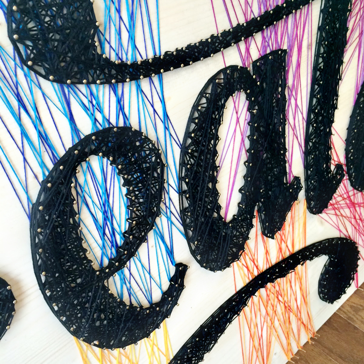The One with "Create" String Art | Paige Taylor Evans