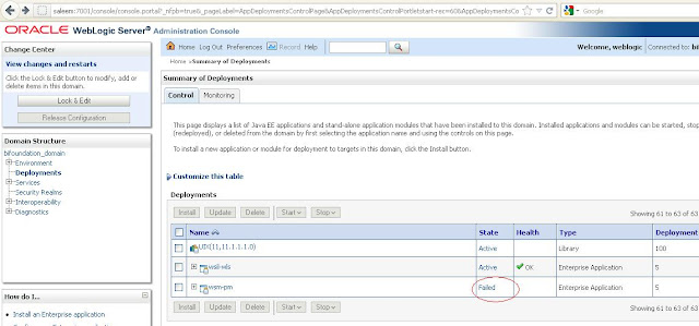 BI By Abdul Saleem: OBIEE Login Issue Invalid: WSM-06102 PolicyReference