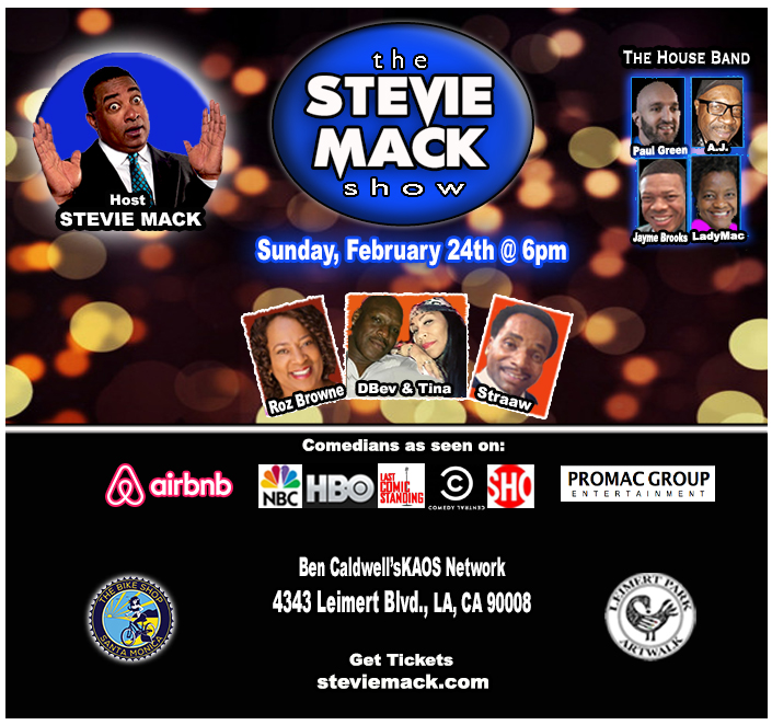 Comedian Stevie Mack: 2019