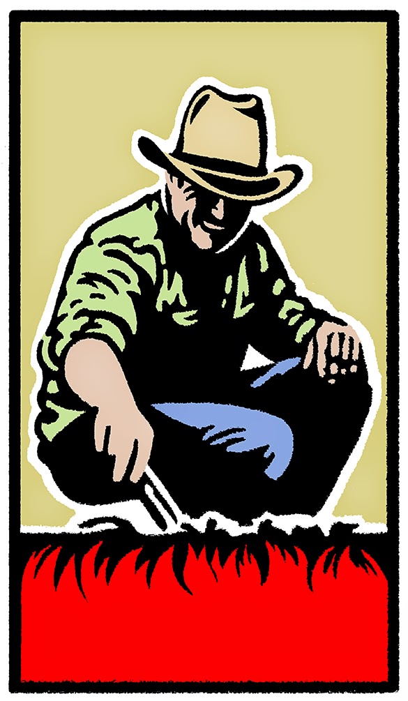 Steve V Illustration: Cowboy BBQ