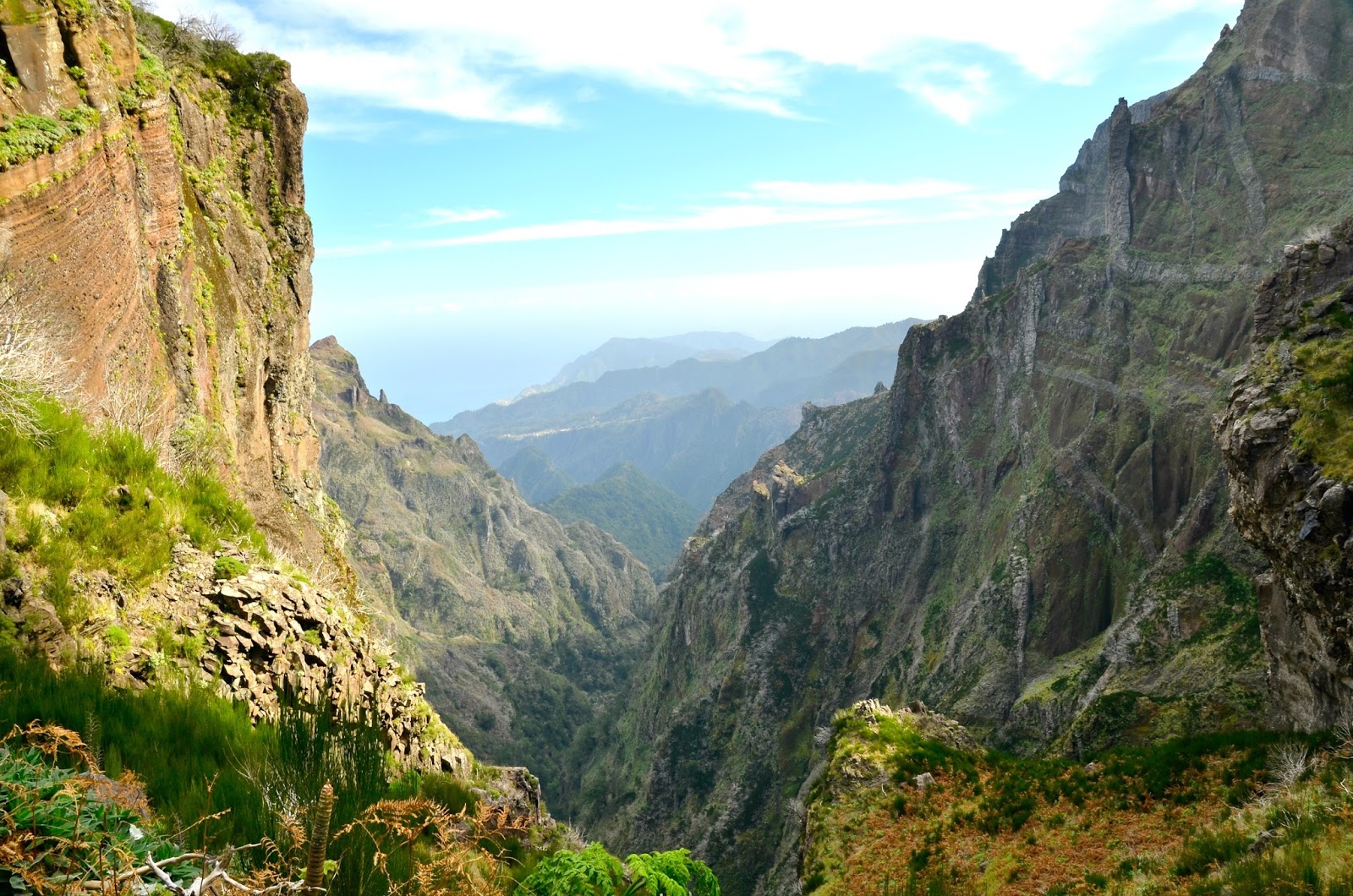 Moje codzienne przyjemności...: Madera - cudowne góry i ogrody