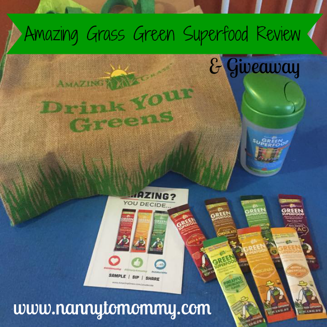 Amazing Grass Green Superfood Review And Giveaway Nanny To Mommy