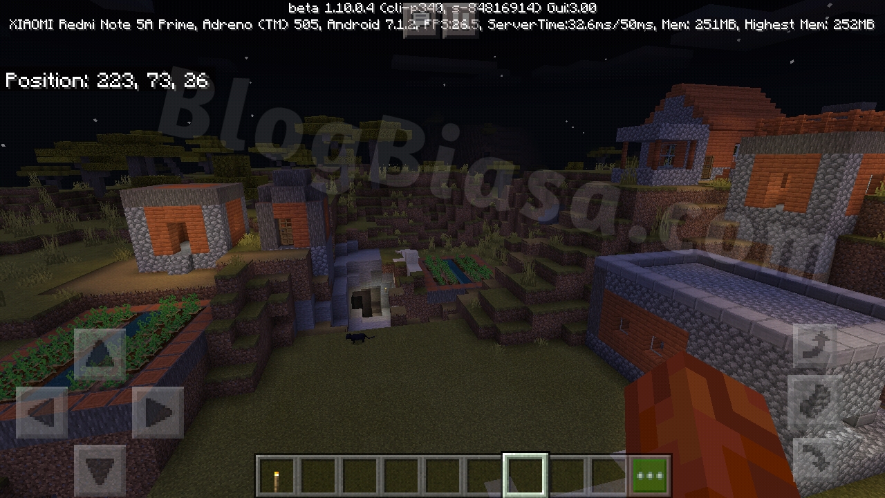 Seed desa terbesar di minecraft pe, kota besar paling langkah dan lengkap