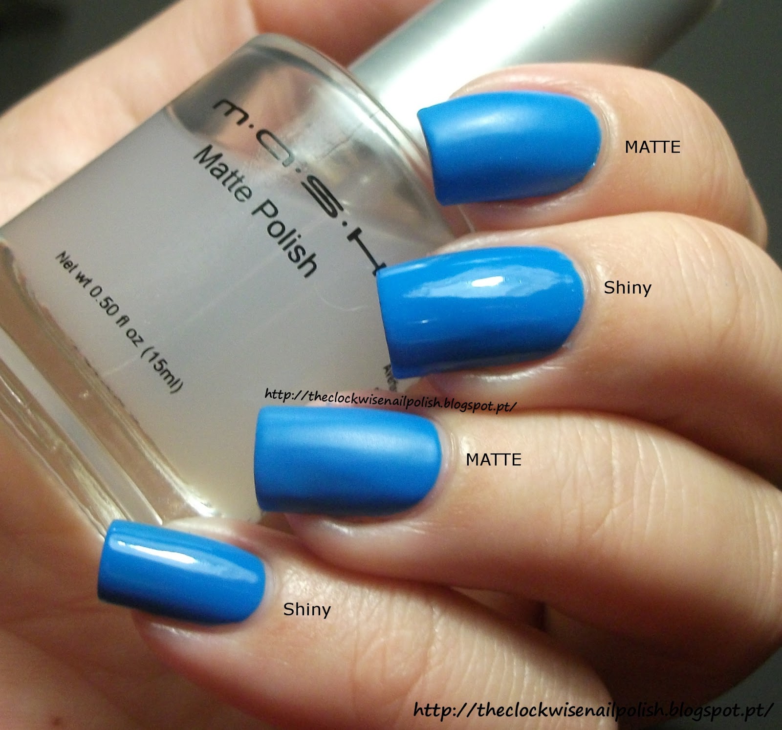 The Clockwise Nail Polish: Review: MASH Matte Polish Top Coat