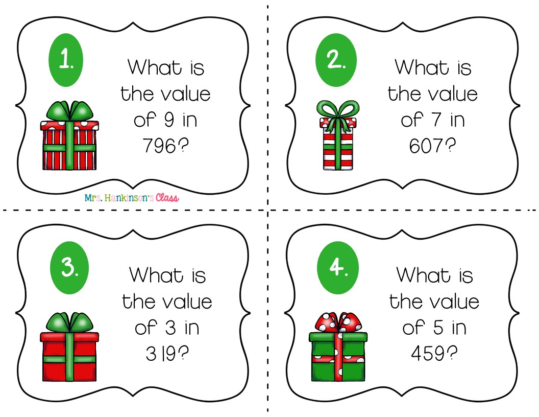 Mrs. Hankinson's Class: Christmas Math Centers