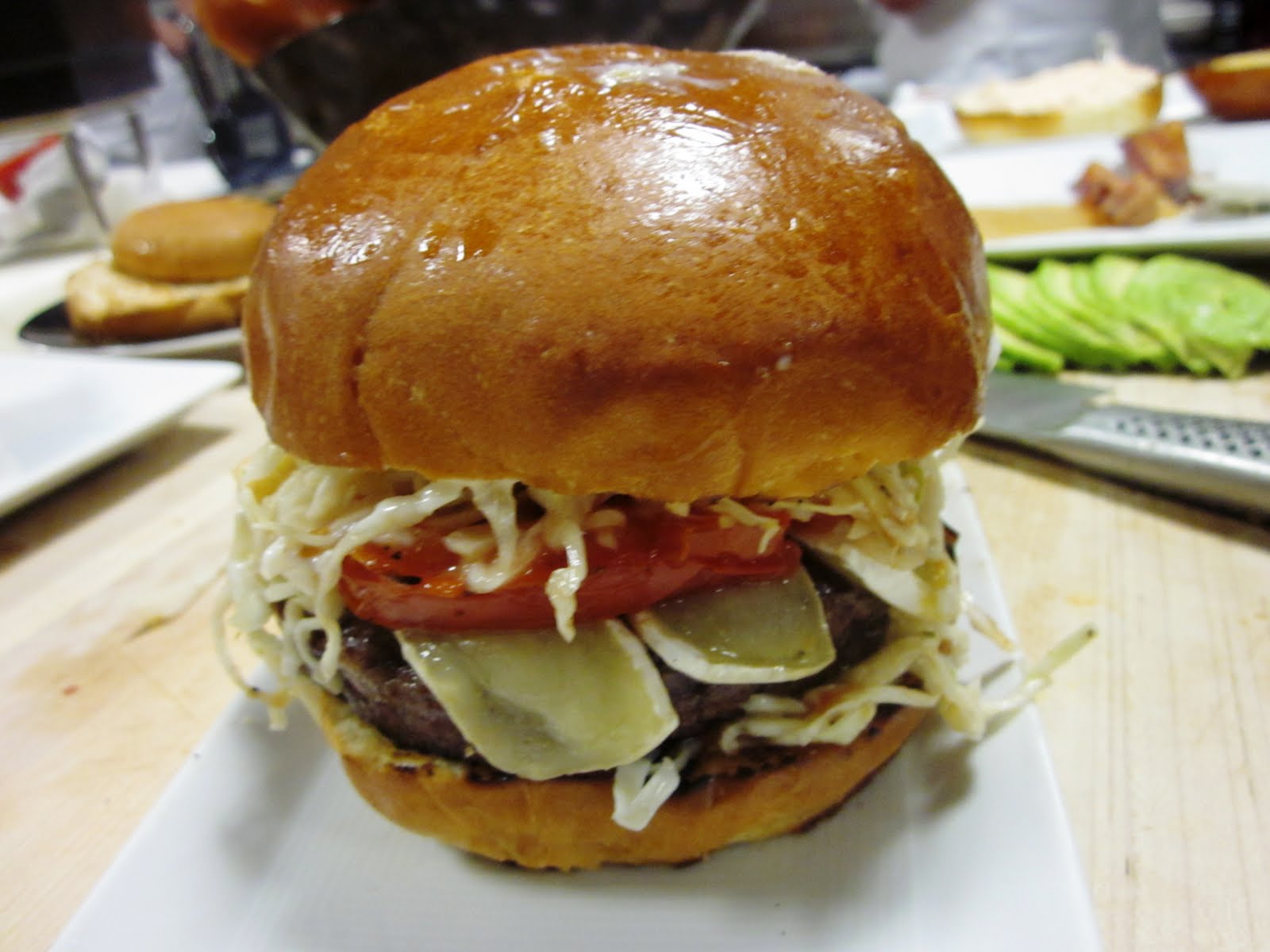 Indulge Inspire Imbibe: Four Seasons Burger Cooking Class