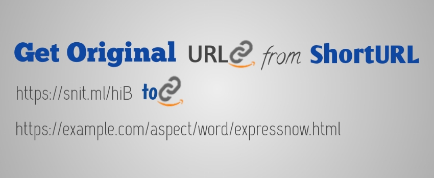 How to Check hidden URL behind short URL | Get Full Url from short URL ...