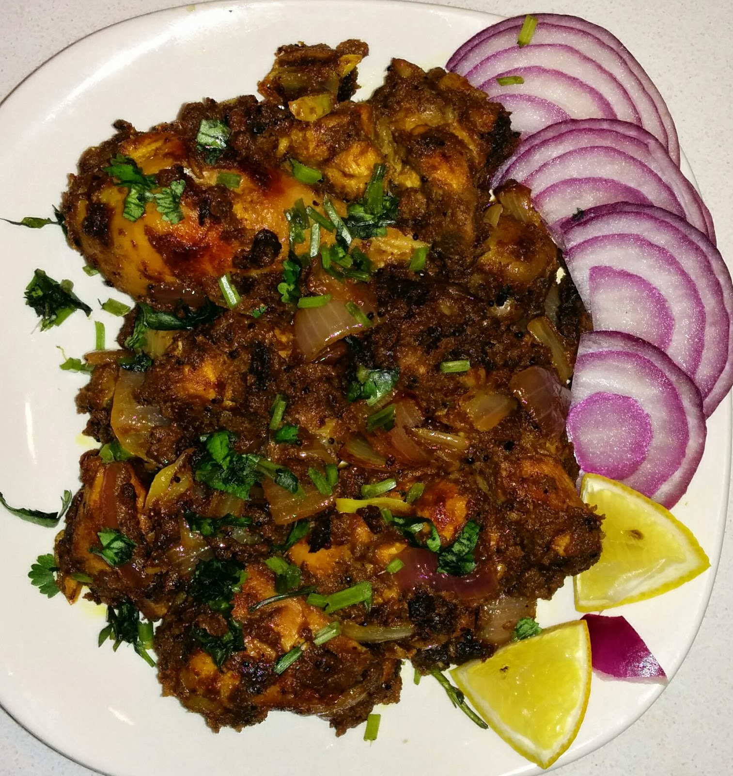 cooking is my passion: sukha chicken....