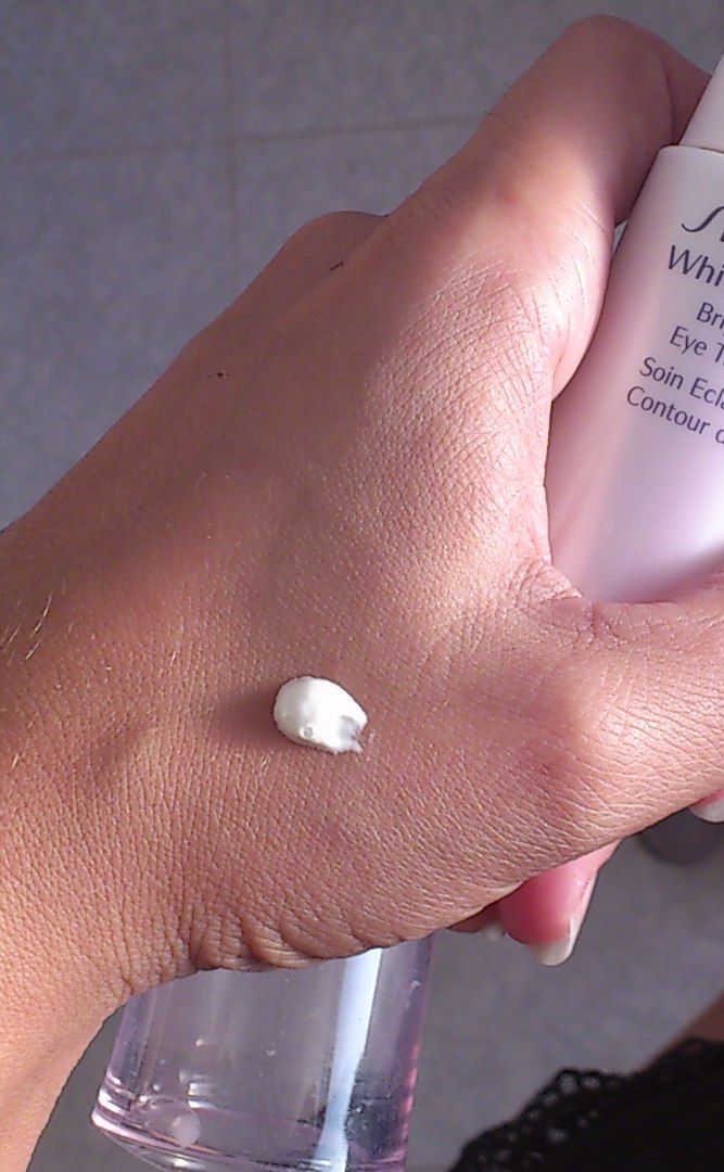 Contorno de ojos White Lucency de Shiseido, a prueba - My moleskine, by ...