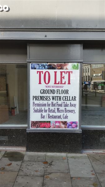 The Green I Signs Blog: Offices to let posters & stickers supplied ...