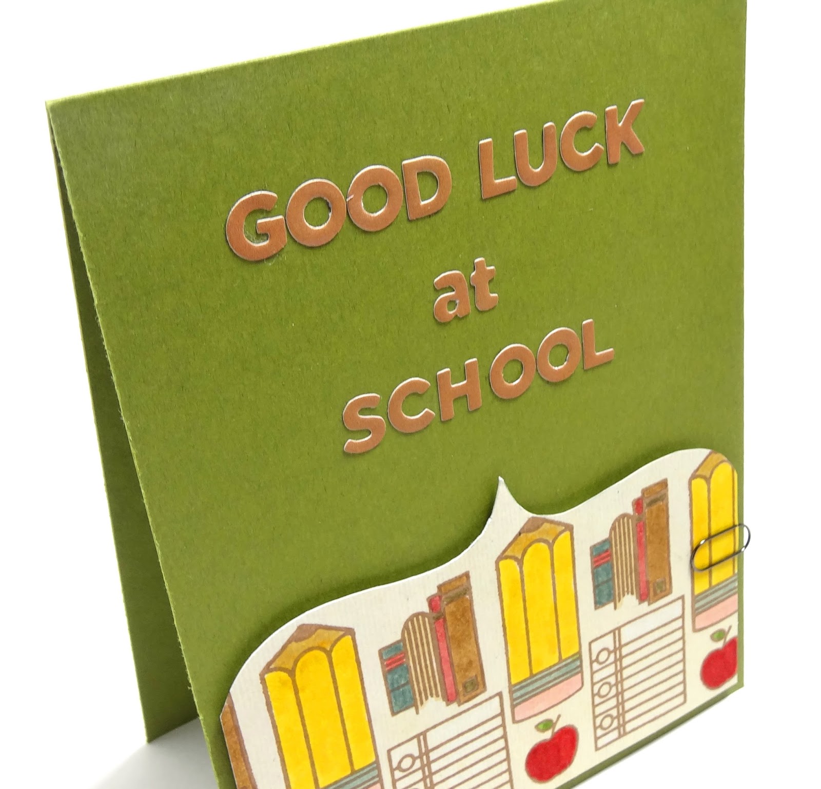 Kraft Paper Stamps: School