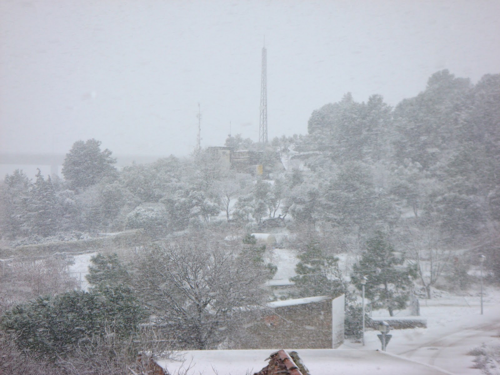 Que! paisajes!: Nevando