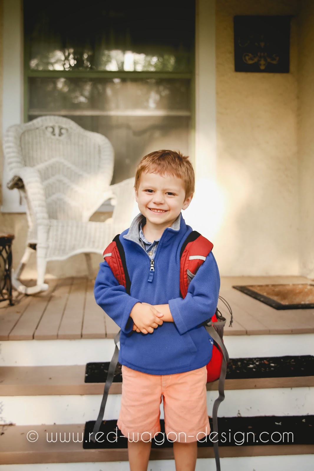 baby baum: first day of preschool