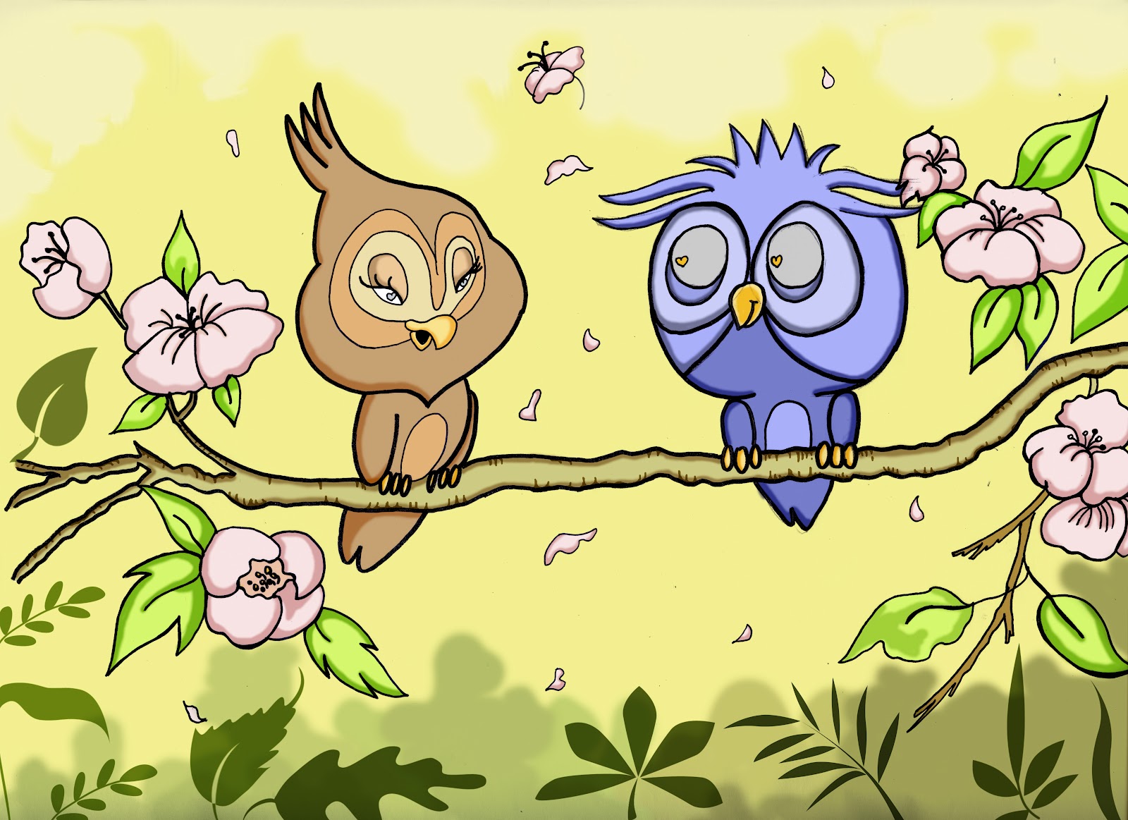 Miminue: Parejita de Buhos infantiles.