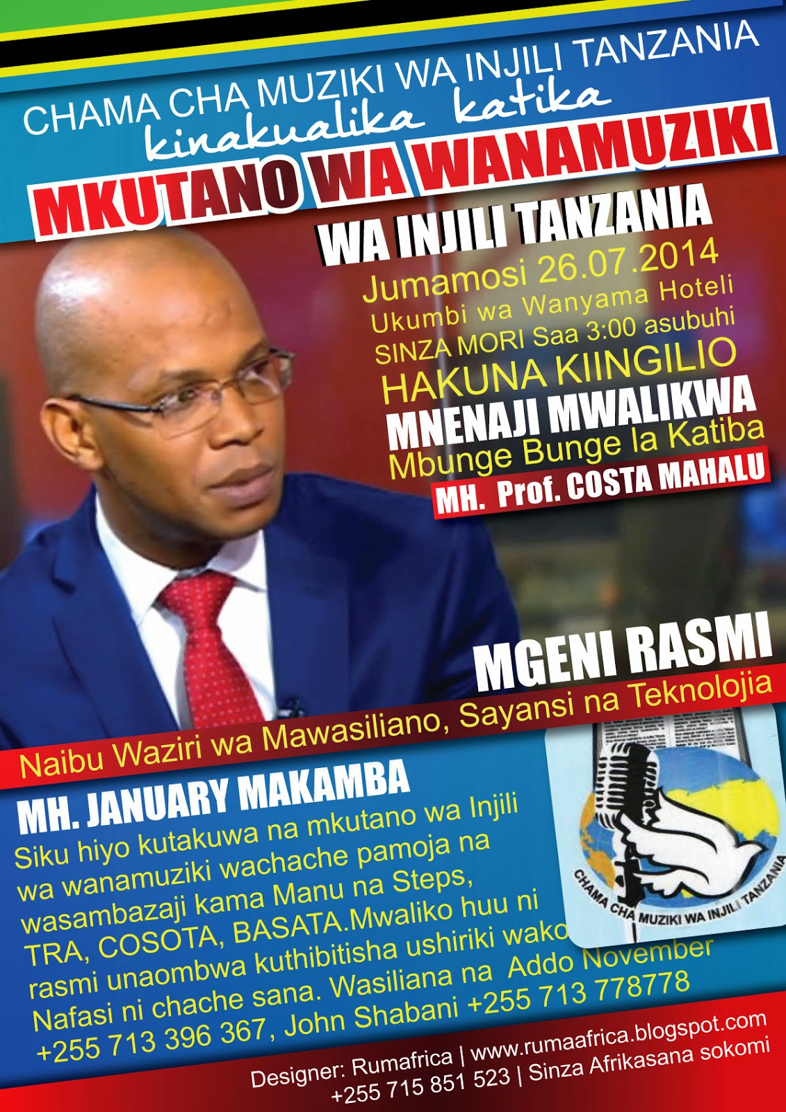 CHAMUITA INAKUALIKA WEWE MWANAMUZIKI WA INJILI KATIKA MKUTANO WA INJILI ...