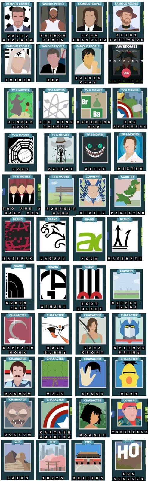 Answers for icomania all levels: icomania answer level 8