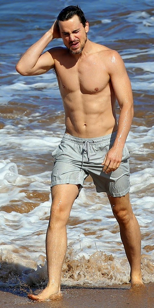 Matt Bomer On The Beach In Maui