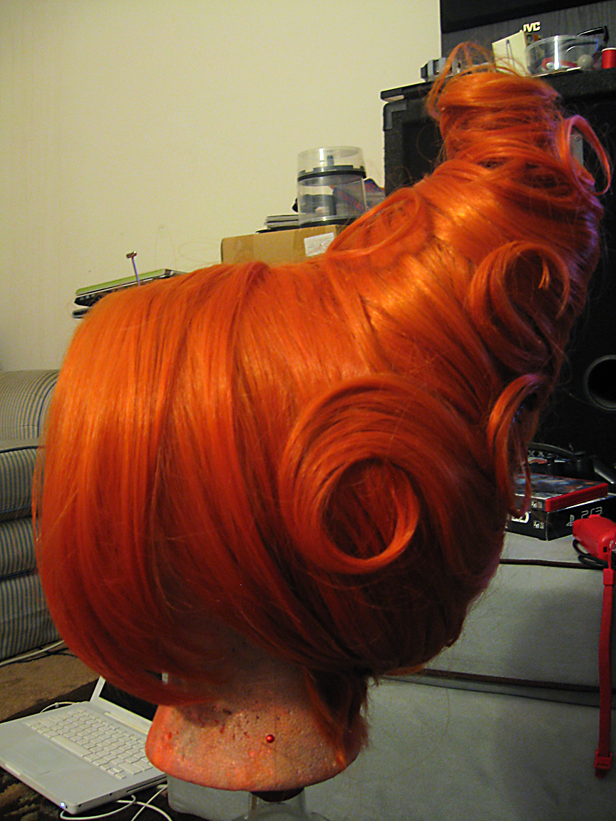 Kilayi's Cosplay: Flame Princess wig progress/information
