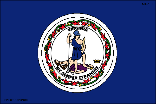 Hey Non-Virginians... Ever Seen the State Flag/Seal?