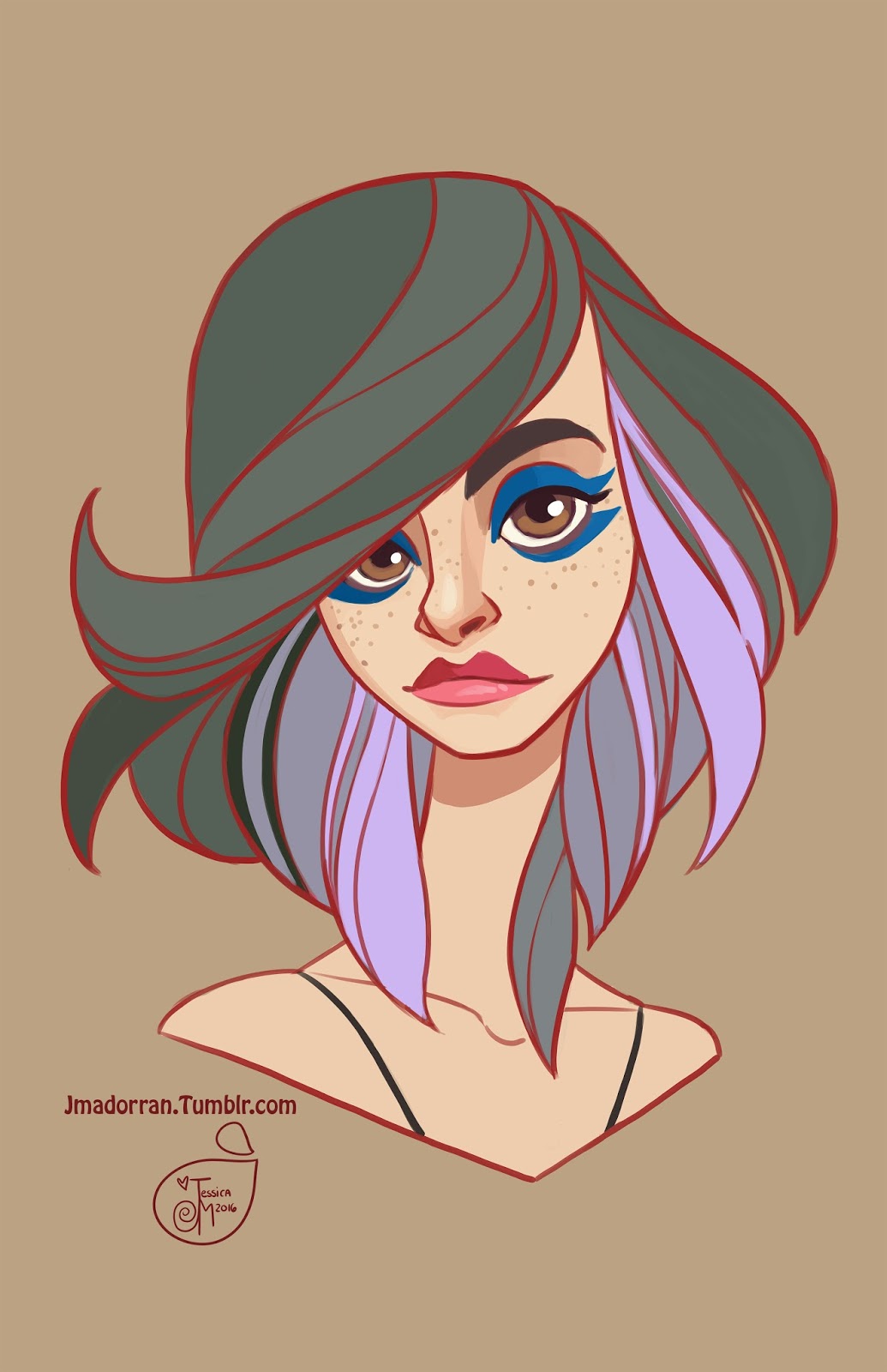 Jessica Madorran: Character Design - Random Girl 01