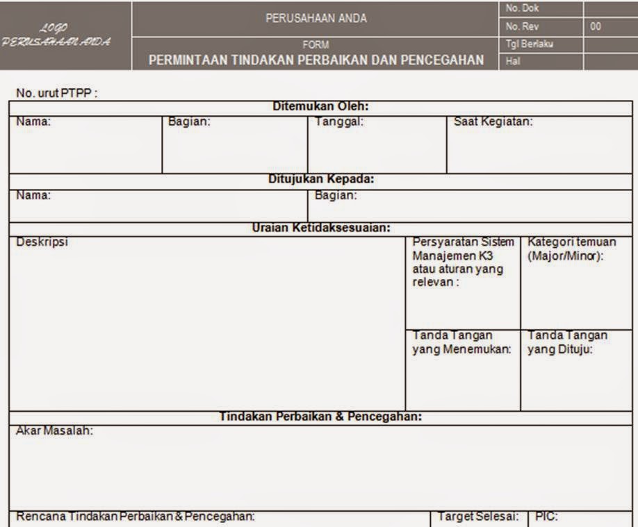 PT. Sistem Manajemen Utama: Paket Lengkap Dokumen Sistem Manajemen K3 ...