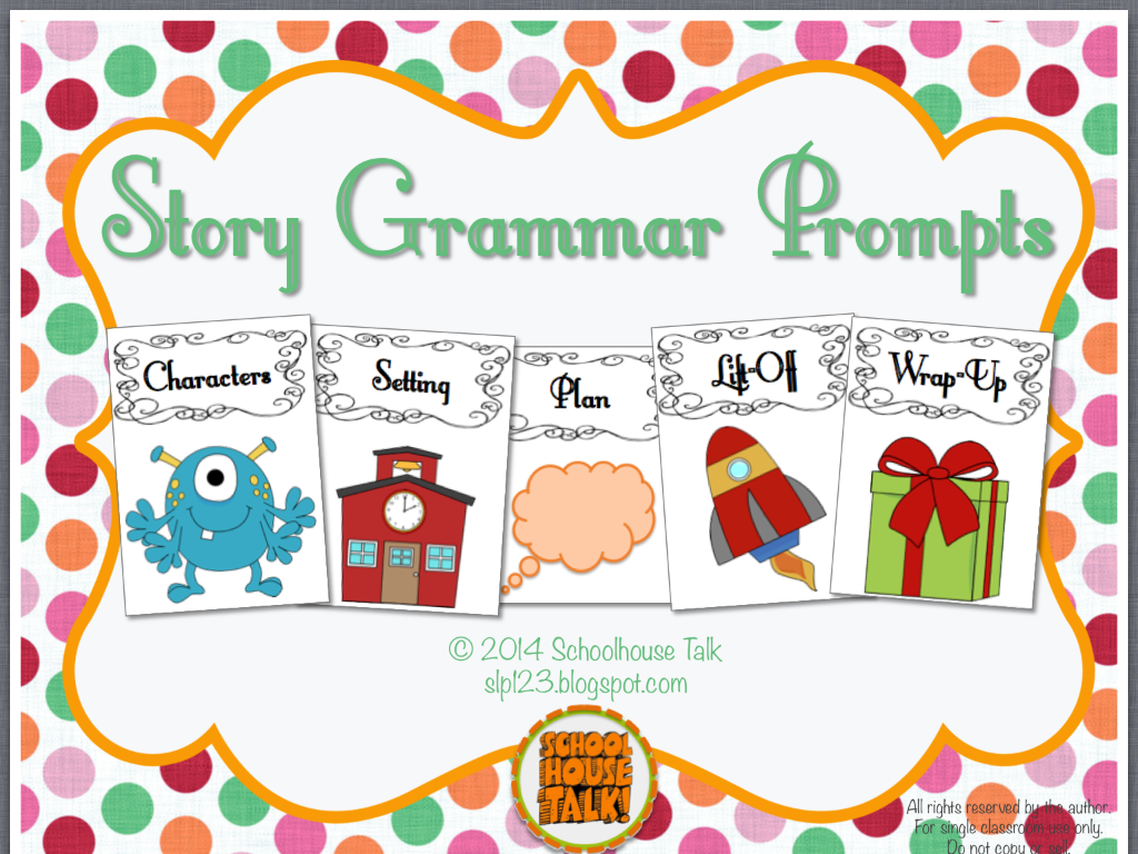 Let's Talk! with Whitneyslp: Story Grammar Prompts {A Product Swap Review}