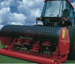 Deep Tine Aerification on Greens...