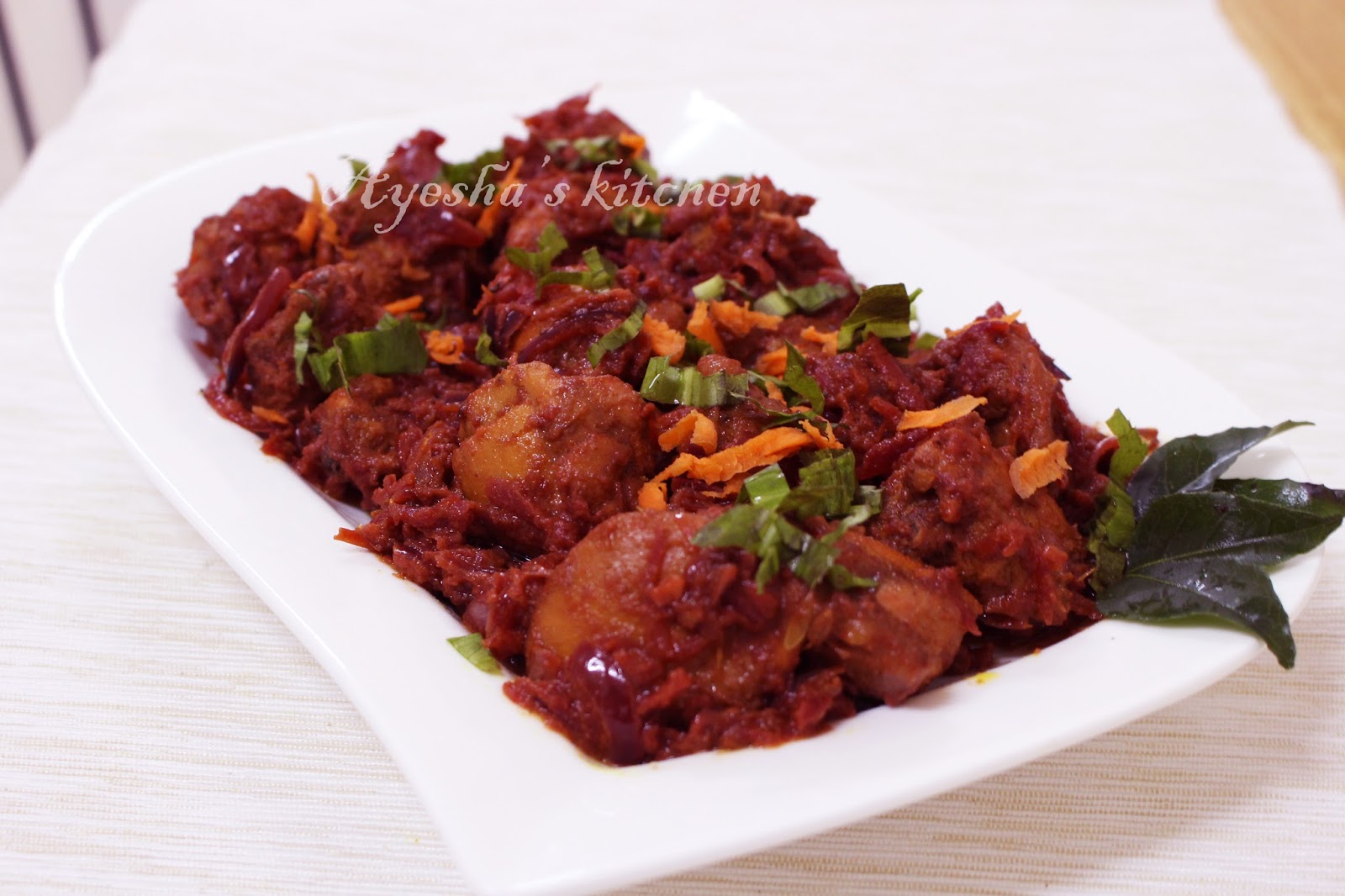 CHICKEN RECIPES - BEETROOT CHICKEN / ROASTED CHICKEN