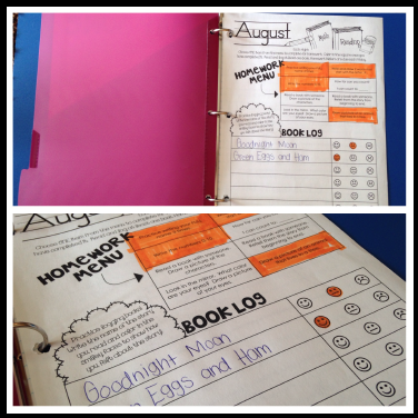 TCC Test: Homework Menus