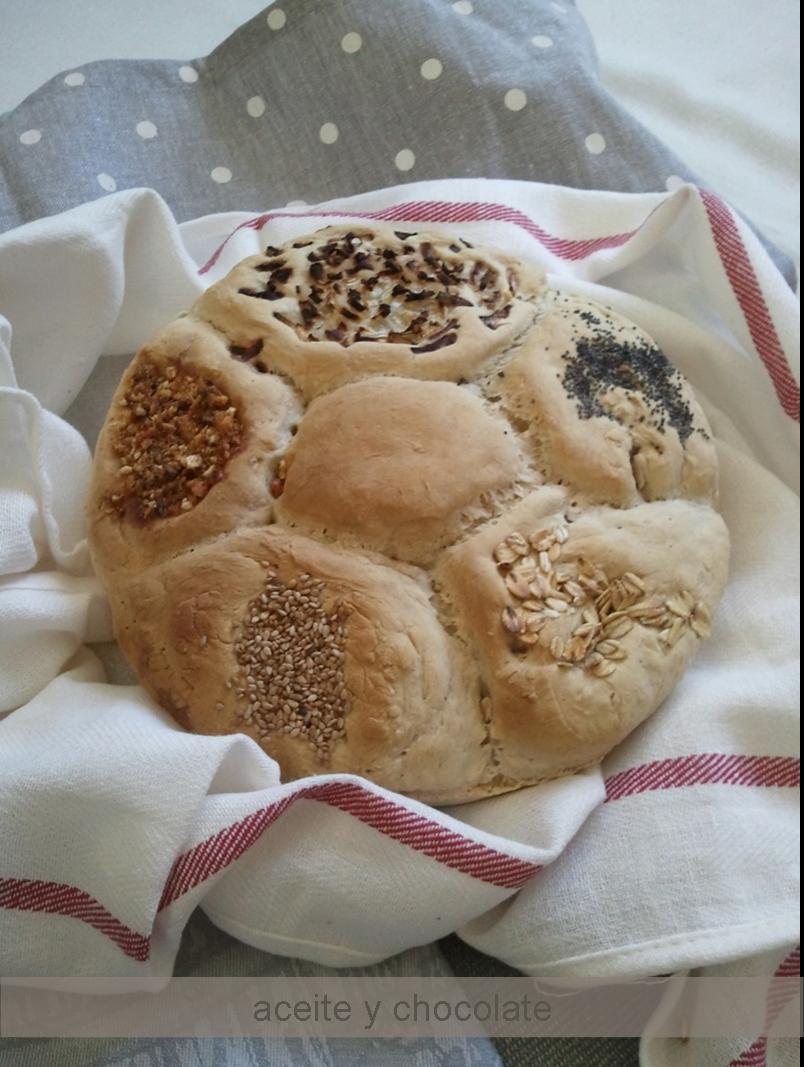 aceite y chocolate: pan flor