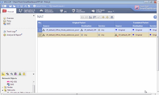 My Check Point CCSA Journal: Configuring NAT in Check Point Firewall