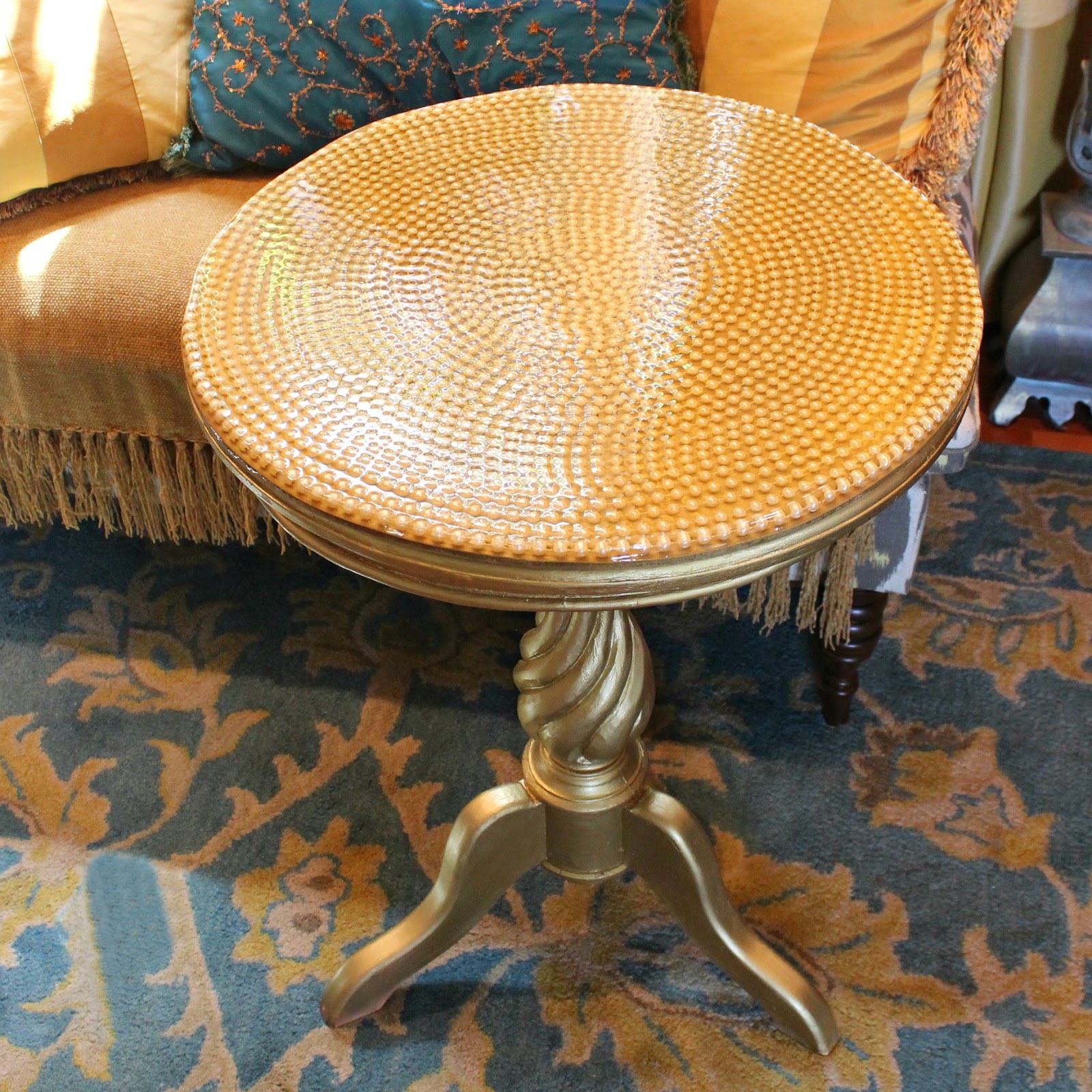 Mark Montano: Pearl & Resin Table Makeover