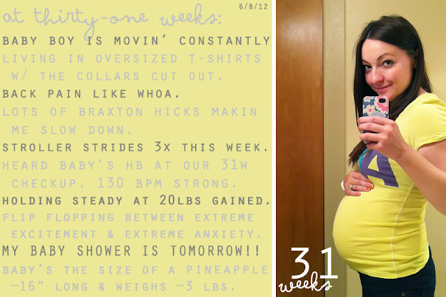 a good life.: thirty-one weeks. bumpdate!