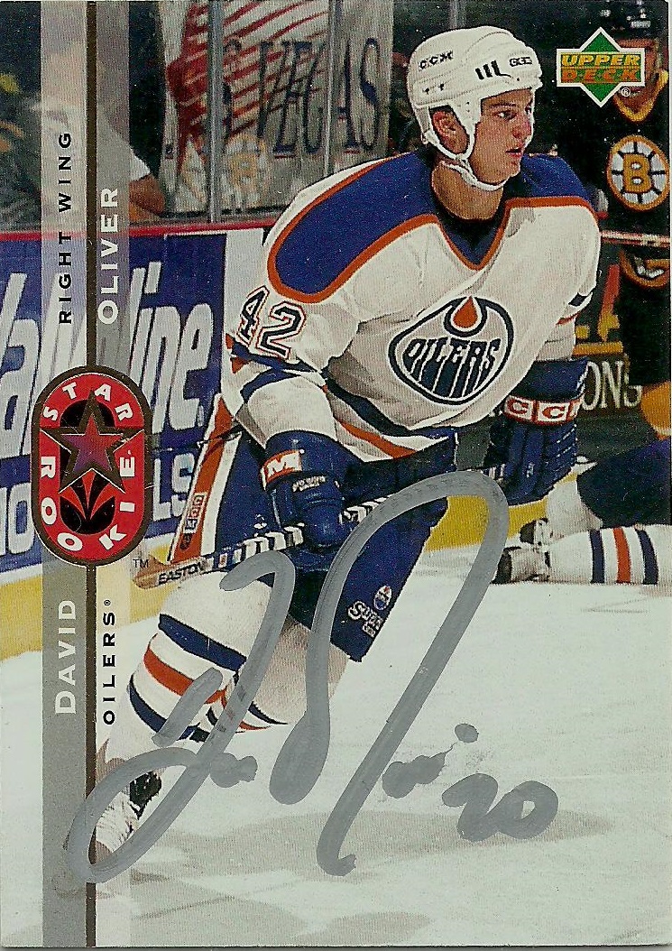Hell's Valuable Collectibles: David Oliver Autographed Card